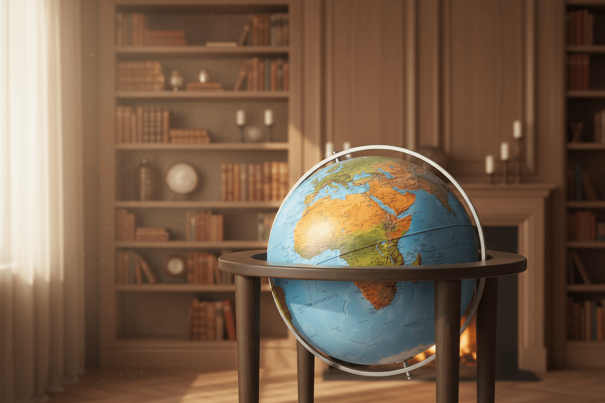 Floor Globes & Large Stand World Globes | Illuminated & Antique ...