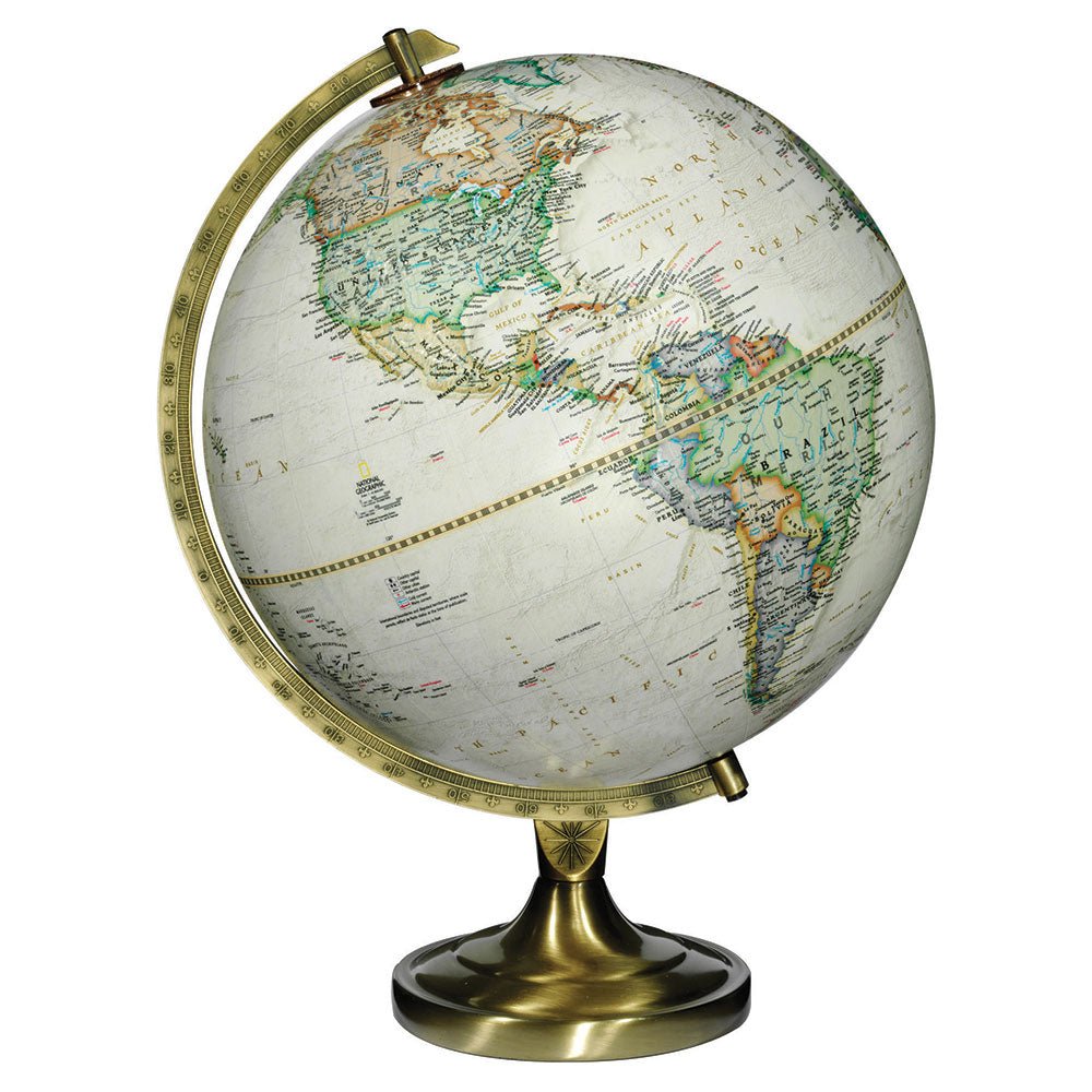 Replogle Grosvenor 12-Inch Antique Desktop Globe (National Geographic ...