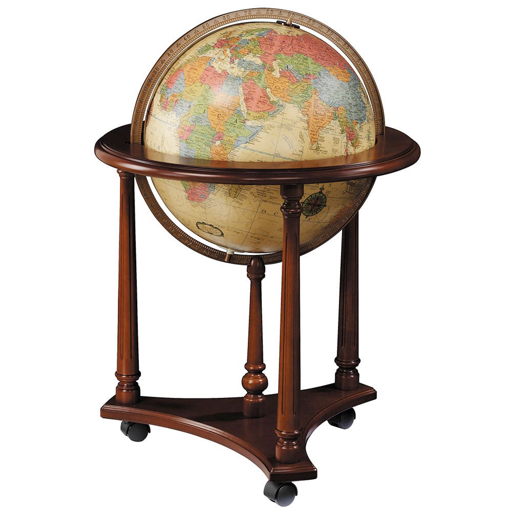 Replogle Lafayette 16-Inch Antique Ocean Illuminated Floor Globe ...