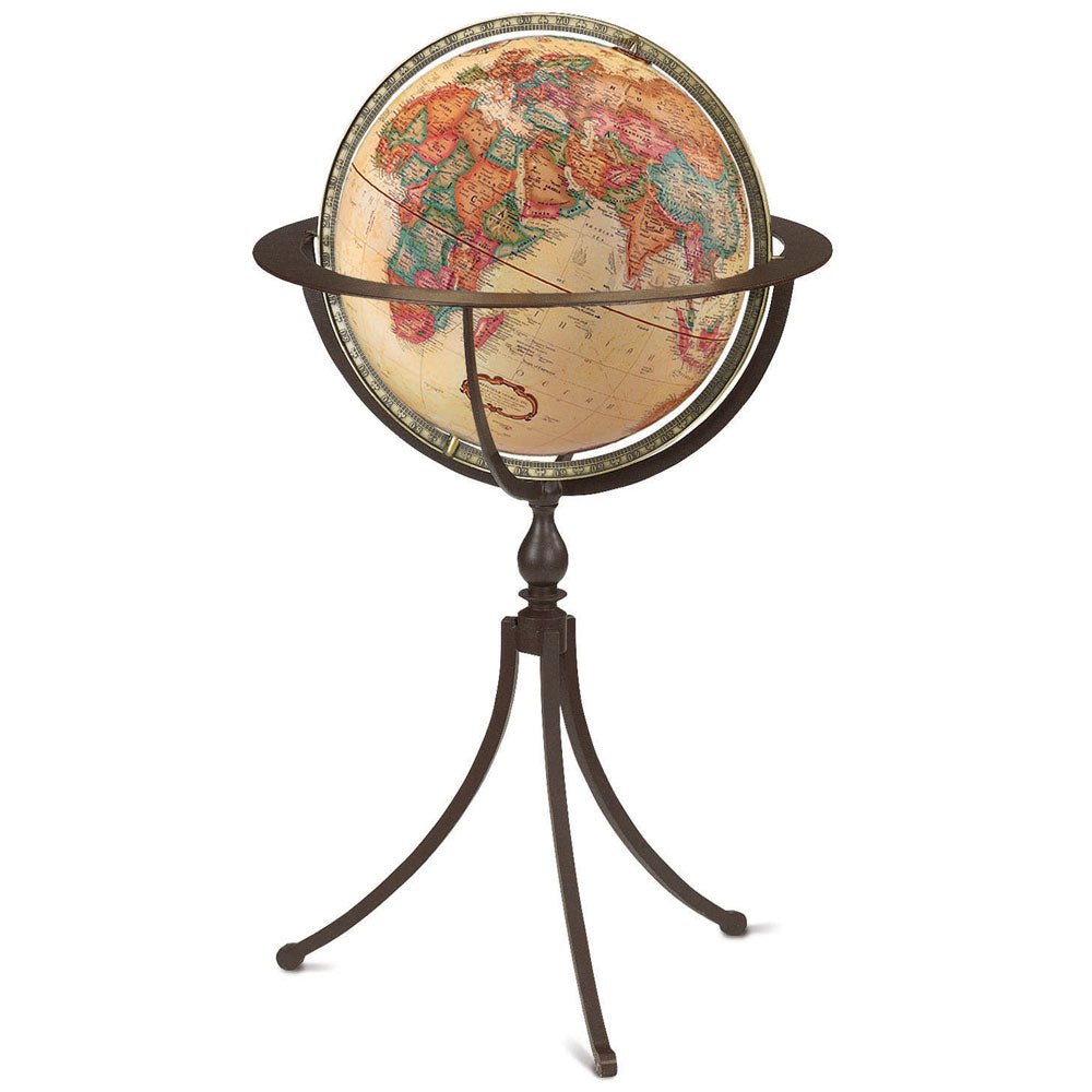 Replogle Marin 16-Inch Antique Ocean Raised Relief Floor Globe ...